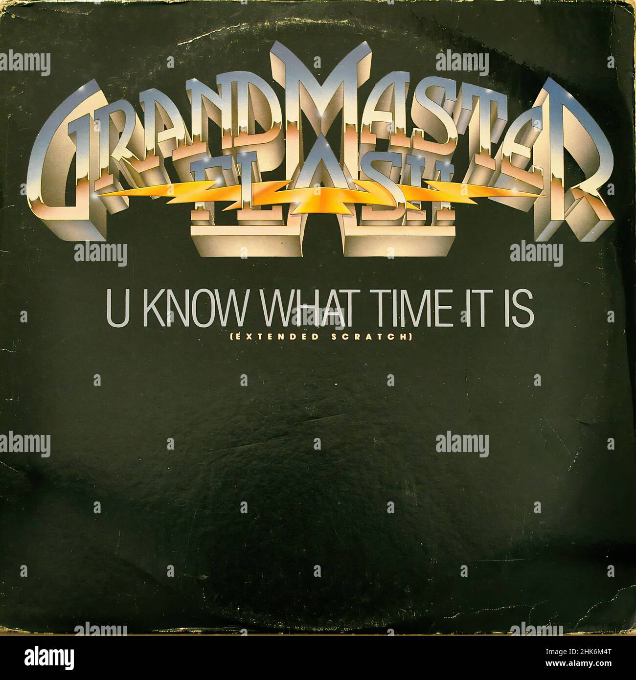 Vintage vinyl record cover - Grandmaster Flash - You Know What Time It ...