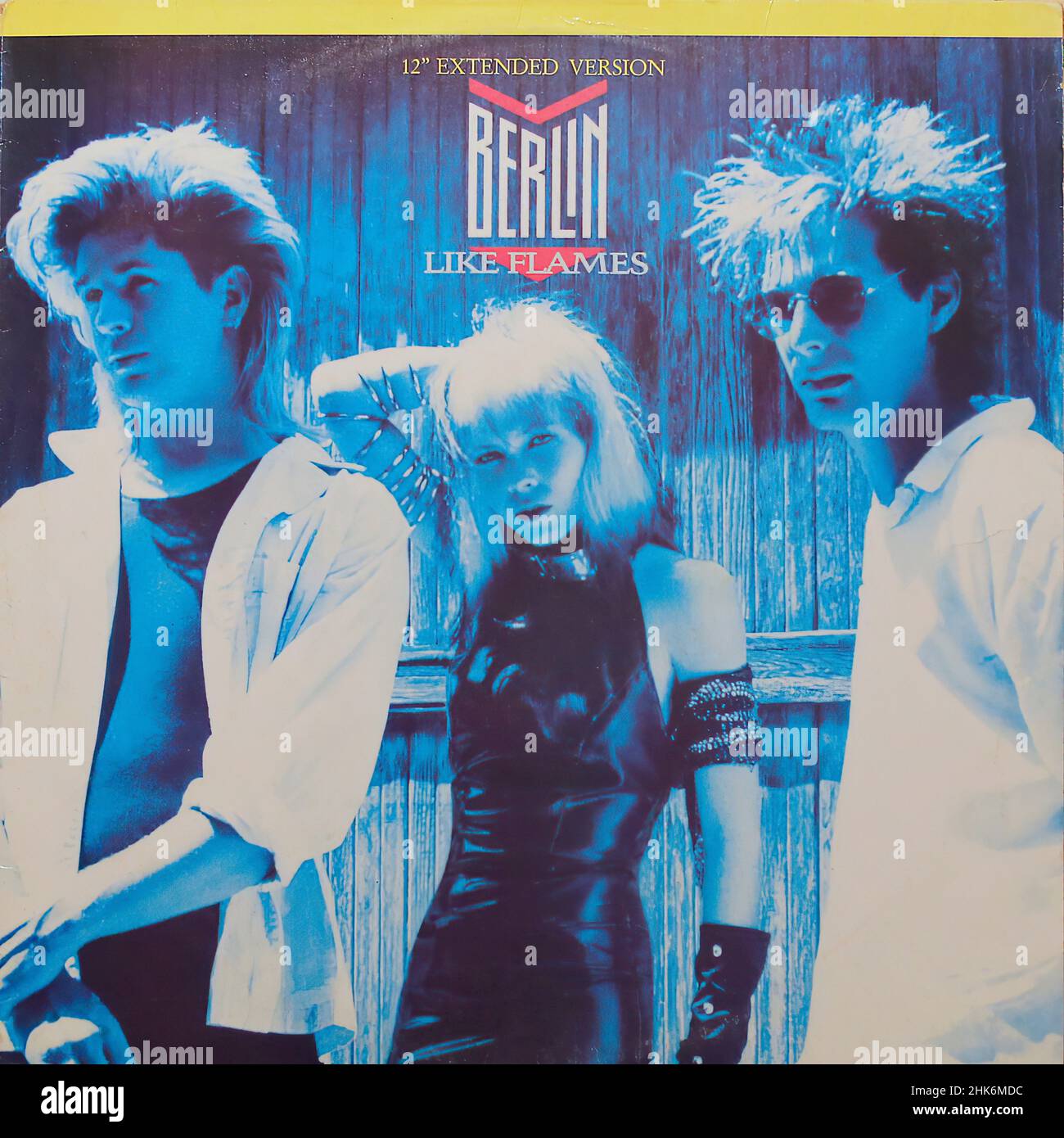 Vintage vinyl record cover - Berlin - Like Flames Stock Photo - Alamy
