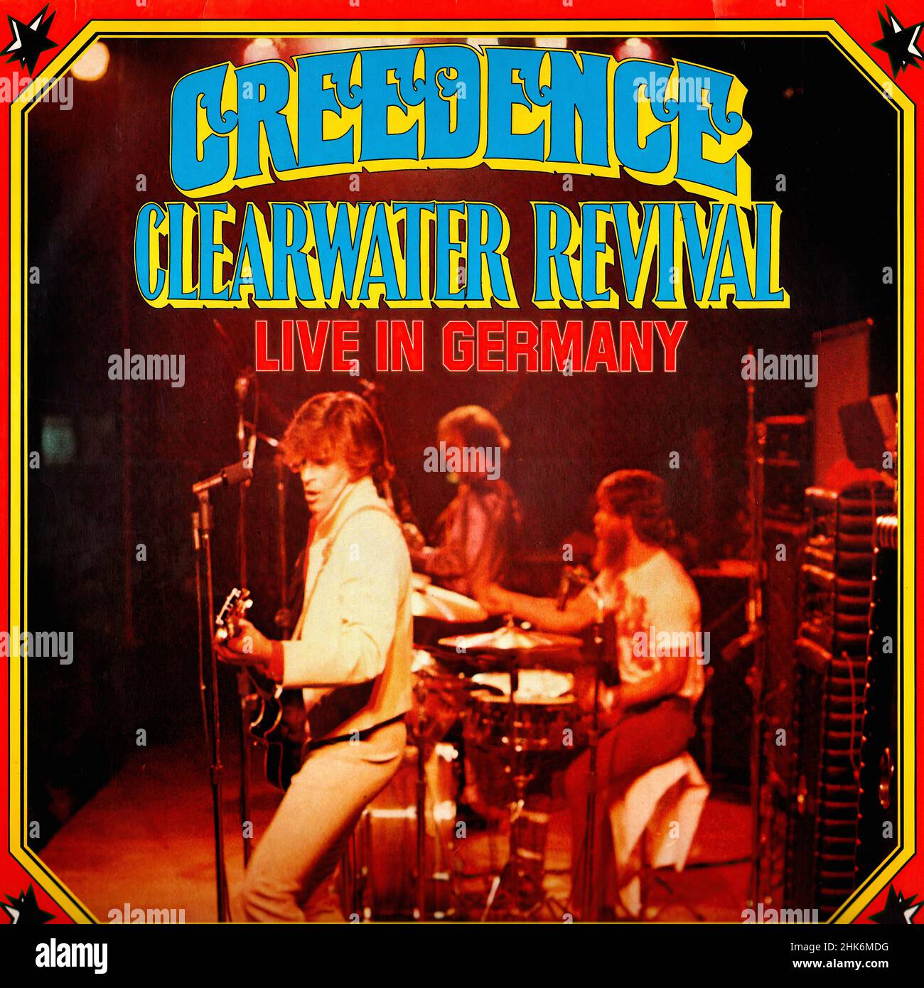 Vintage vinyl record cover - Creedence Clearwater Revival - Live in Germany - D - 1978 Stock ...