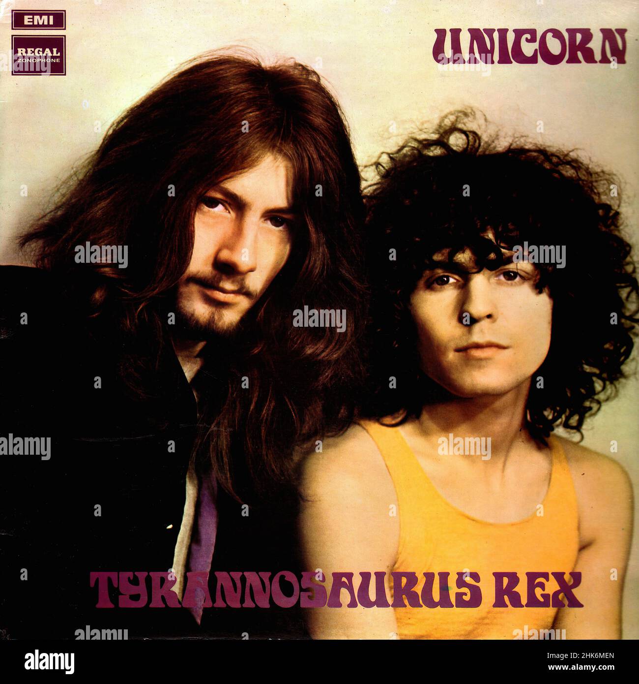 Vintage vinyl record cover - T Rex - Unicorn - UK - 1969 Stock Photo ...