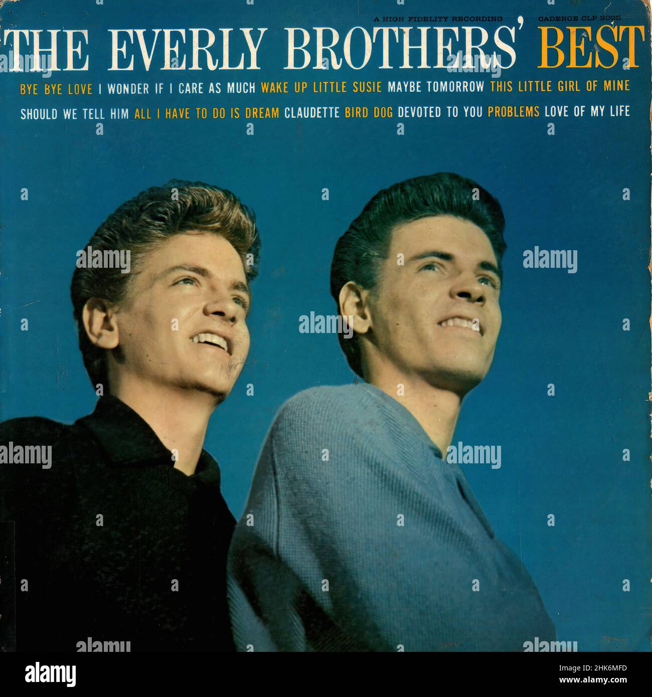 Vintage vinyl record cover - 1960 - Everly Brothers - Best - US 02 ...