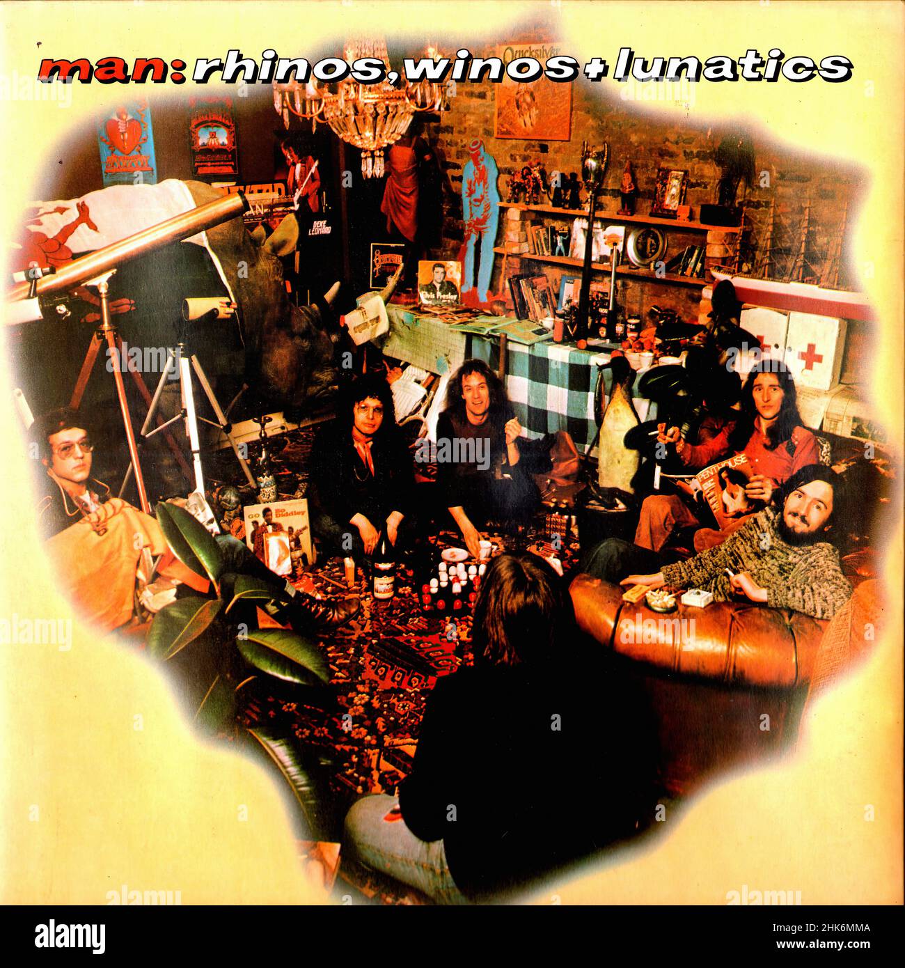 Vintage vinyl record cover - Man - Rhinos Winos And Lunatics - UK ...