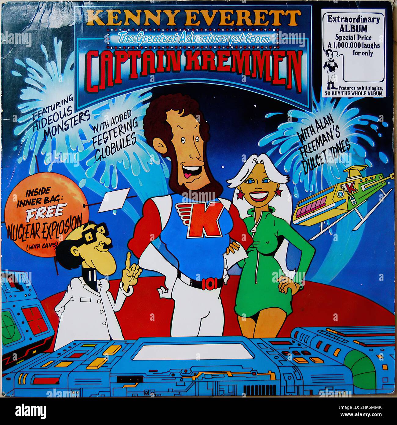 Vintage vinyl record cover - Radio - Comedy - Kenny Everett - Captain ...