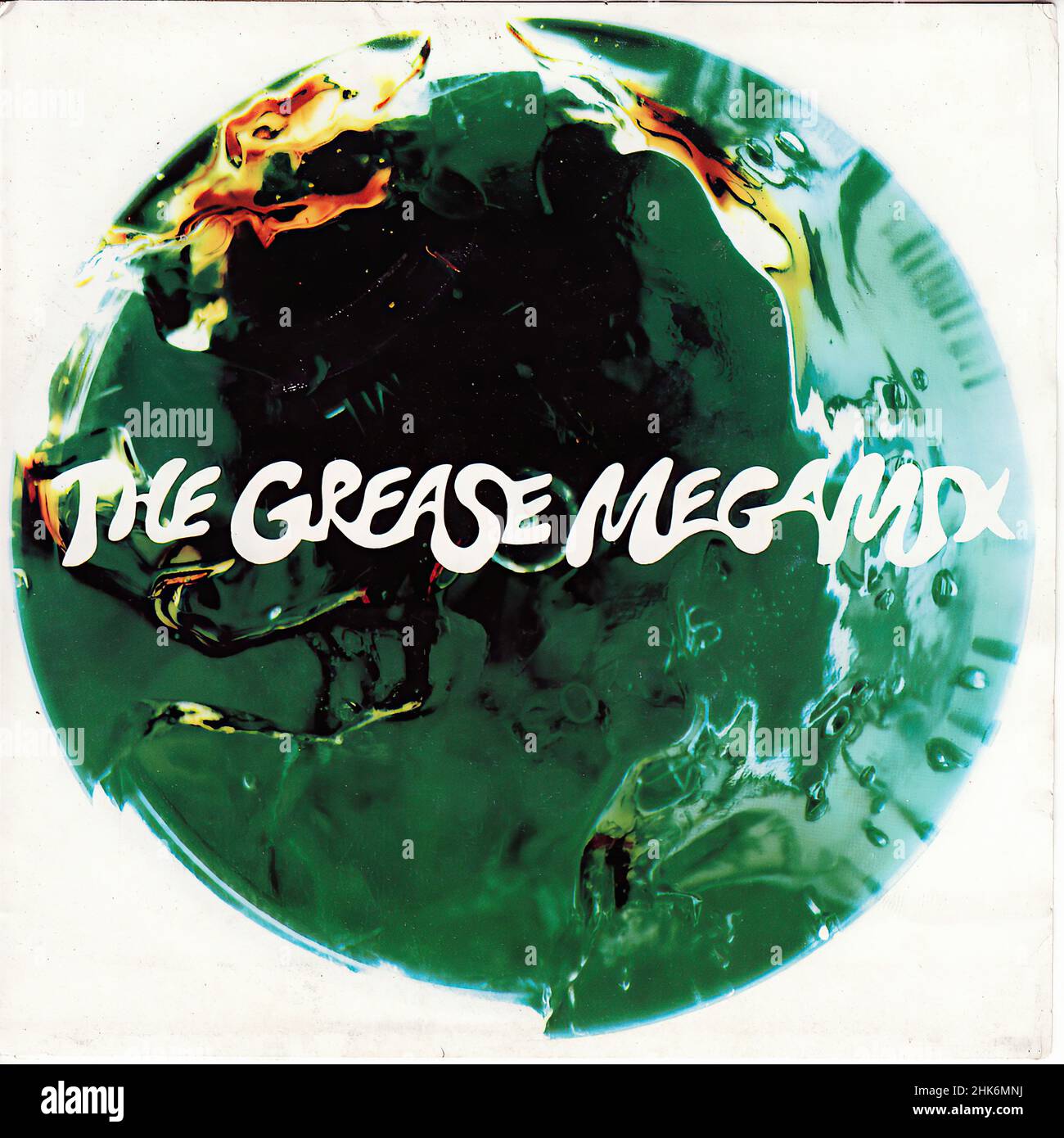 Vintage vinyl record cover - 45rpm Single - The Grease Megamix [1990 ...