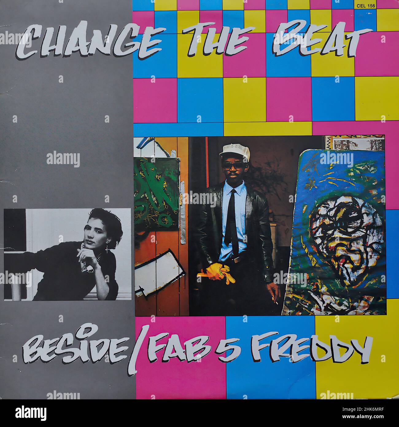 Vintage vinyl record cover - Fab 5 Freddy - Change The Beat [1982 ...