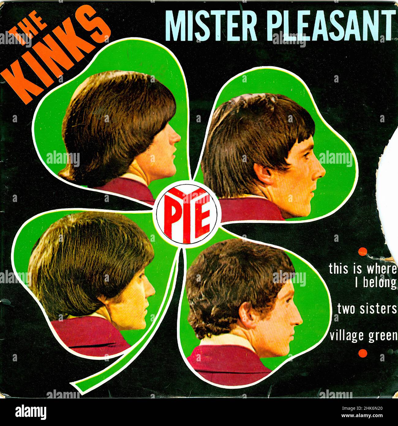 Vintage vinyl record cover - Kinks, The - Mister Pleasant - EP - F ...