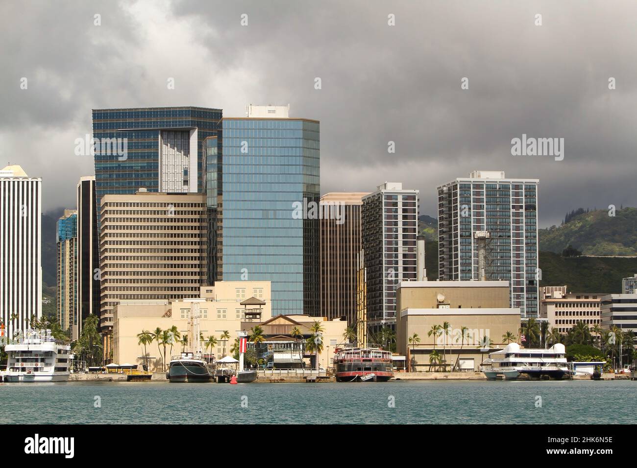 Downtown Honolulu, Hawaii Stock Photo - Alamy