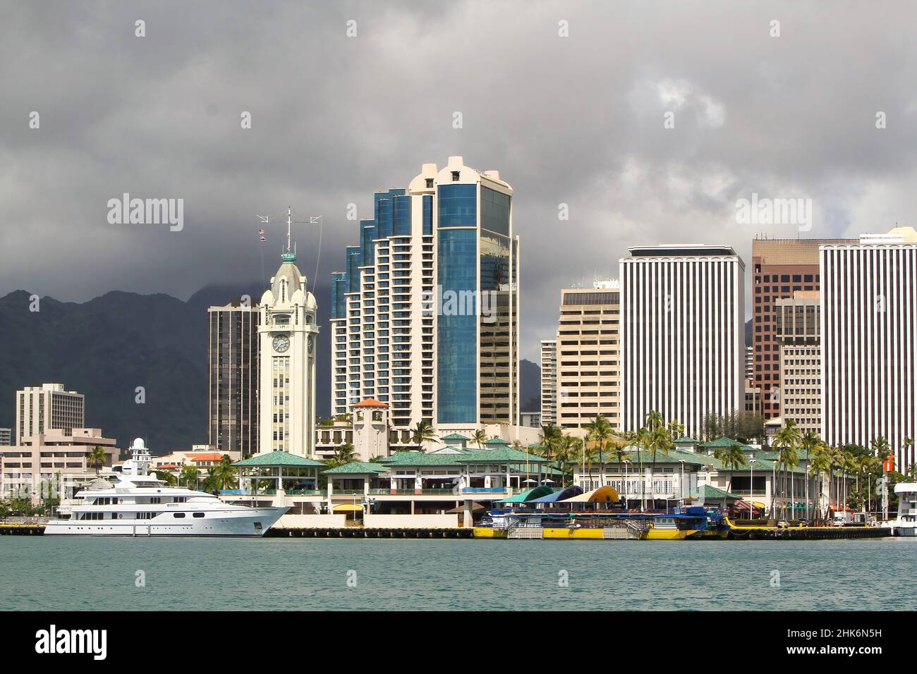 Aloha Tower Honolulu Hawaii Stock Photo - Alamy
