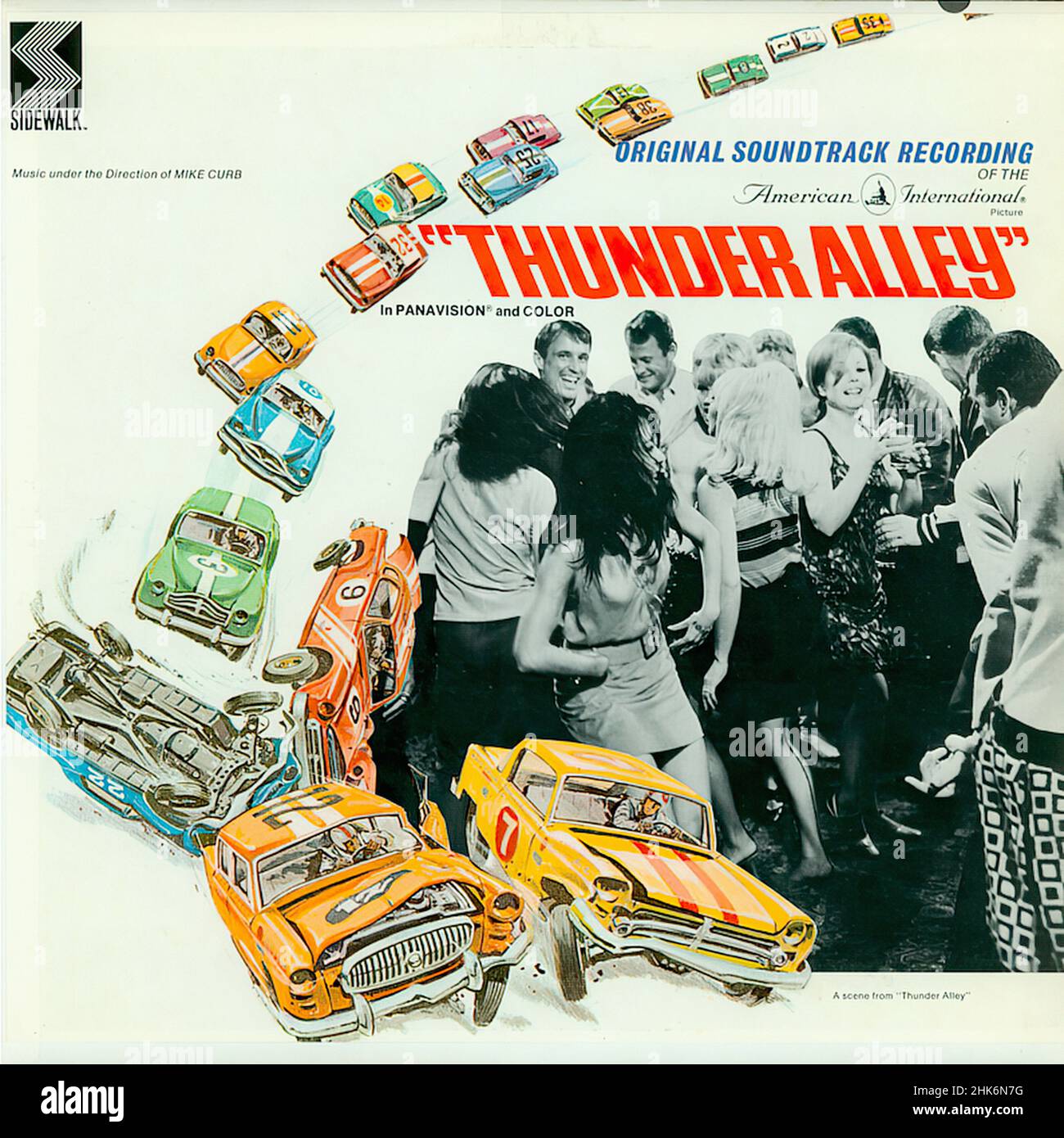 Thunder Alley - Vintage Soundtrack Vinyl Album Stock Photo - Alamy