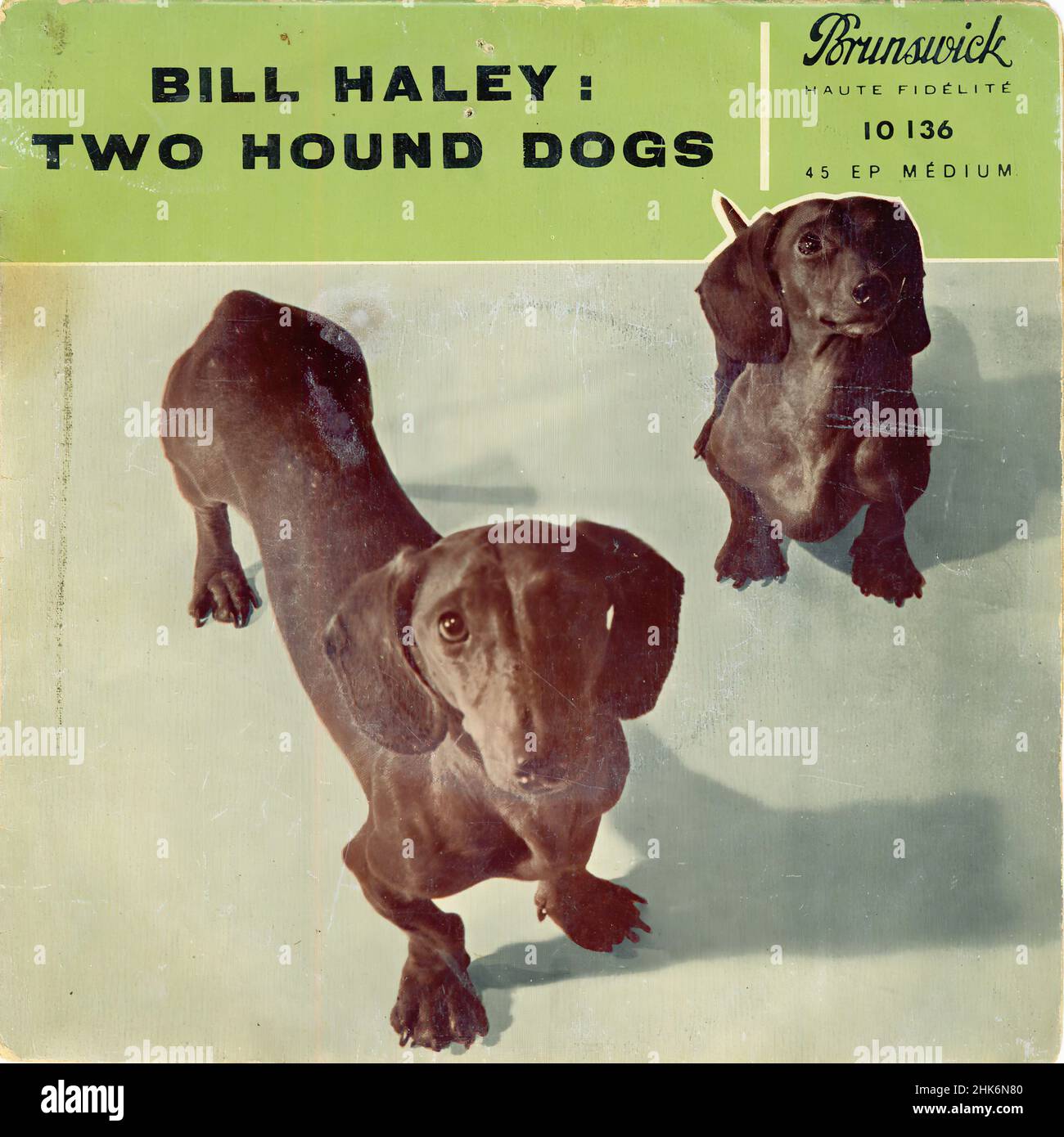 Vintage vinyl record cover - Haley, Bill - Two Hound Dogs - EP - F ...