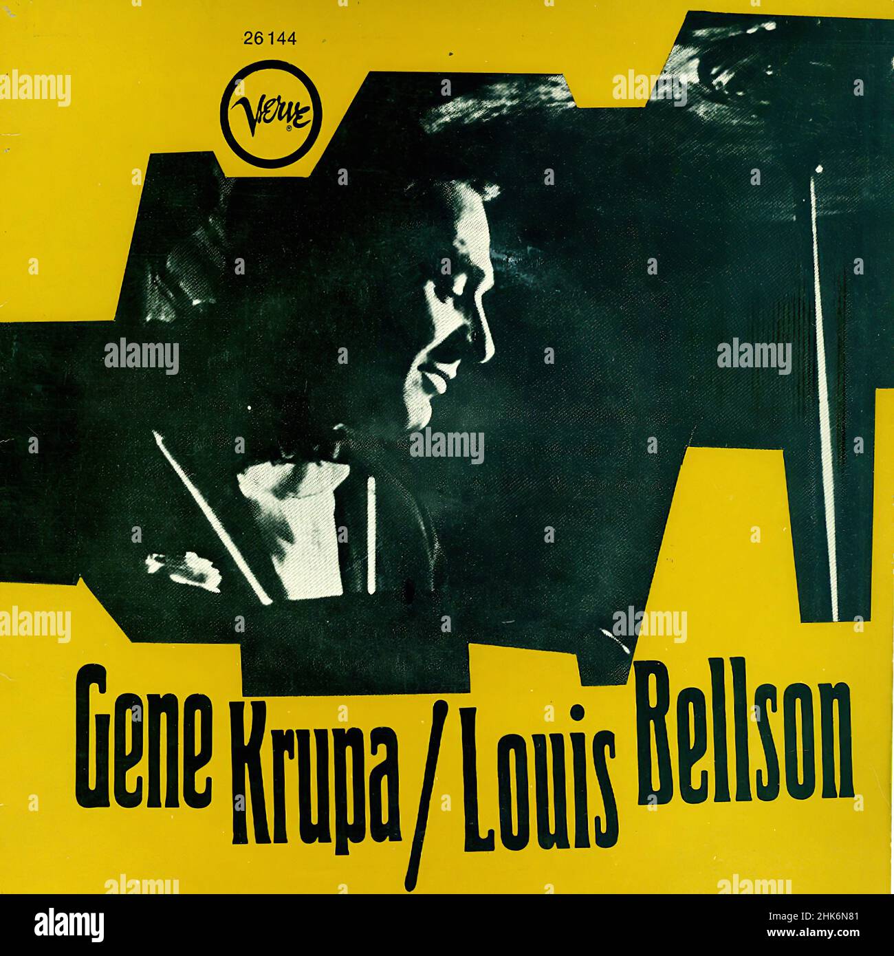 Vintage vinyl record cover - Krupa, Gene - Louis Bellson - Drum Boogie - EP - D - 1957 Stock ...