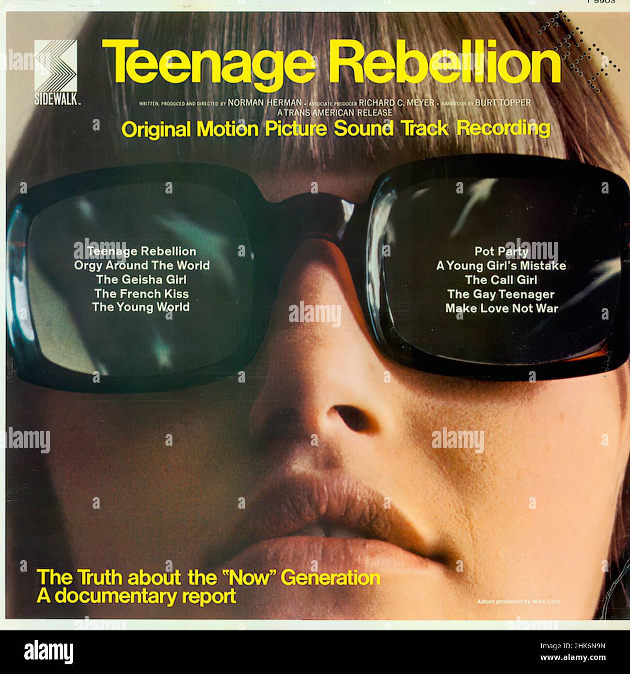 Teenage Rebellion - Vintage Soundtrack Vinyl Album Stock Photo - Alamy