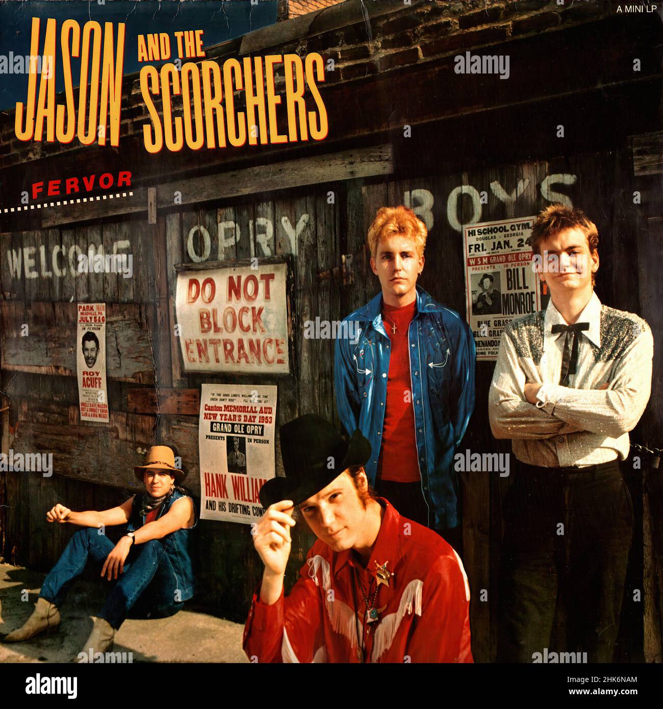 Vintage vinyl record cover - Jason & The Scorchers - Fervor - NL - 1983 ...