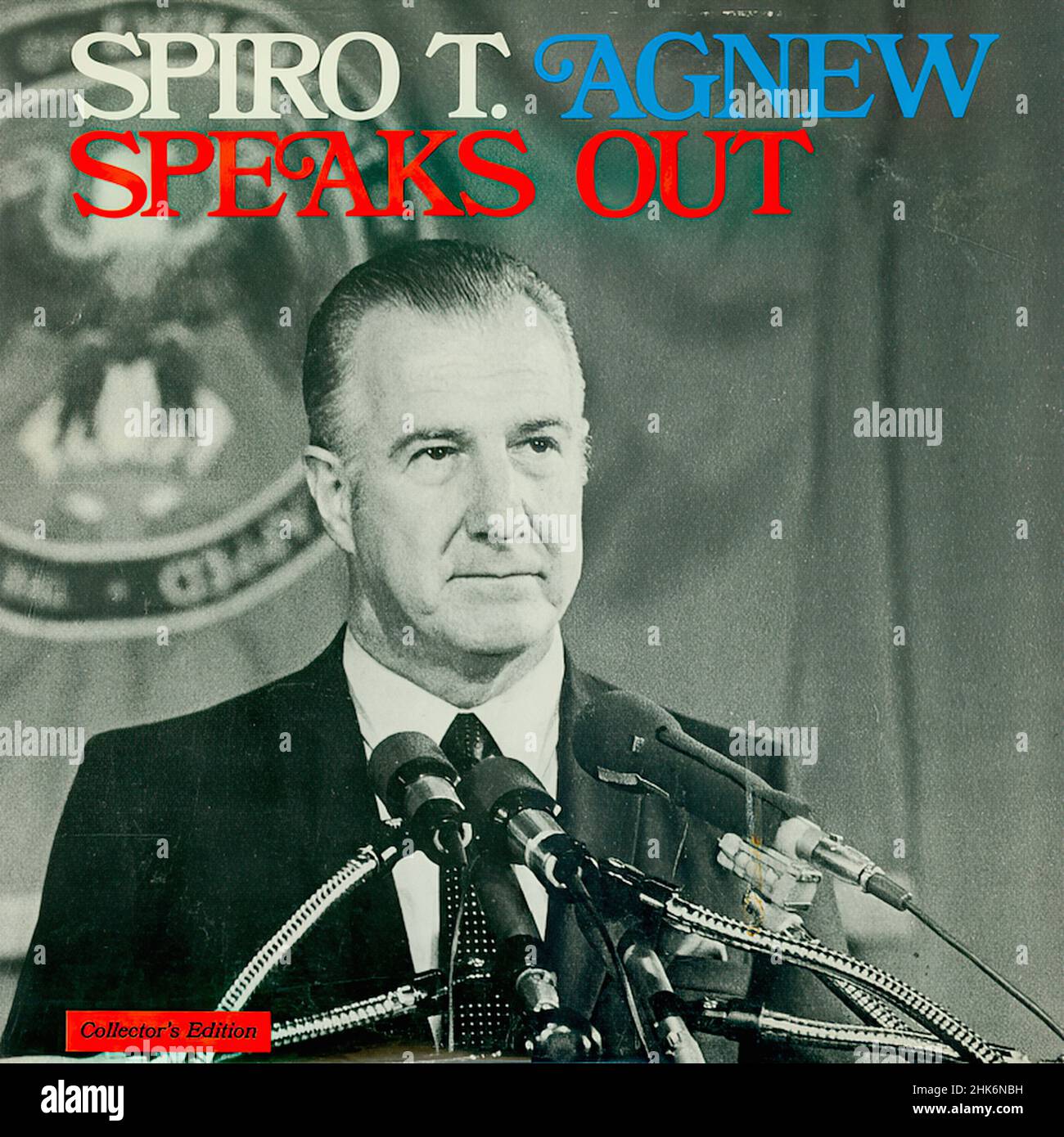 Spiro T. Agnew Speaks Out - Vintage Vinyl Album Stock Photo - Alamy