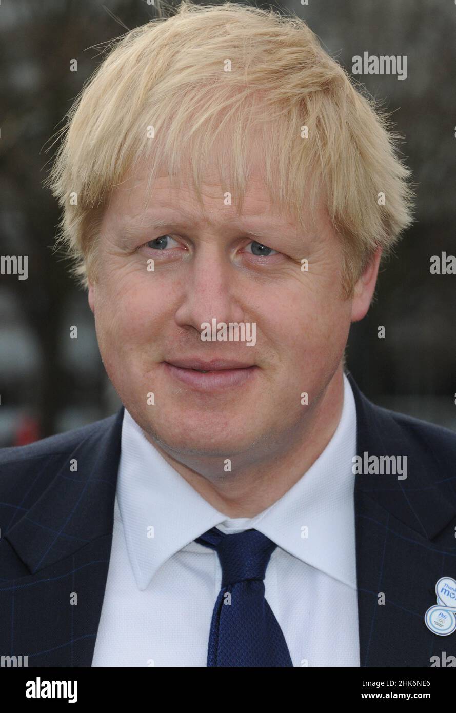 London. UK. London Mayor Boris Johnson at the P & G Capital Clean Up ...