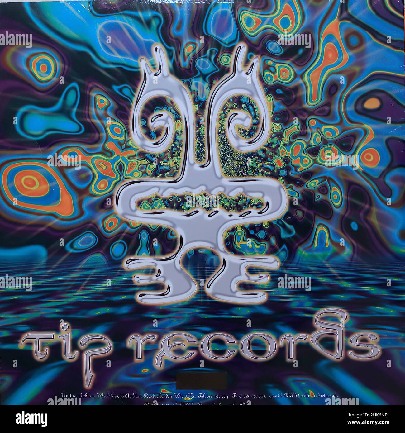Vintage vinyl record cover - tip records 00002 Stock Photo - Alamy