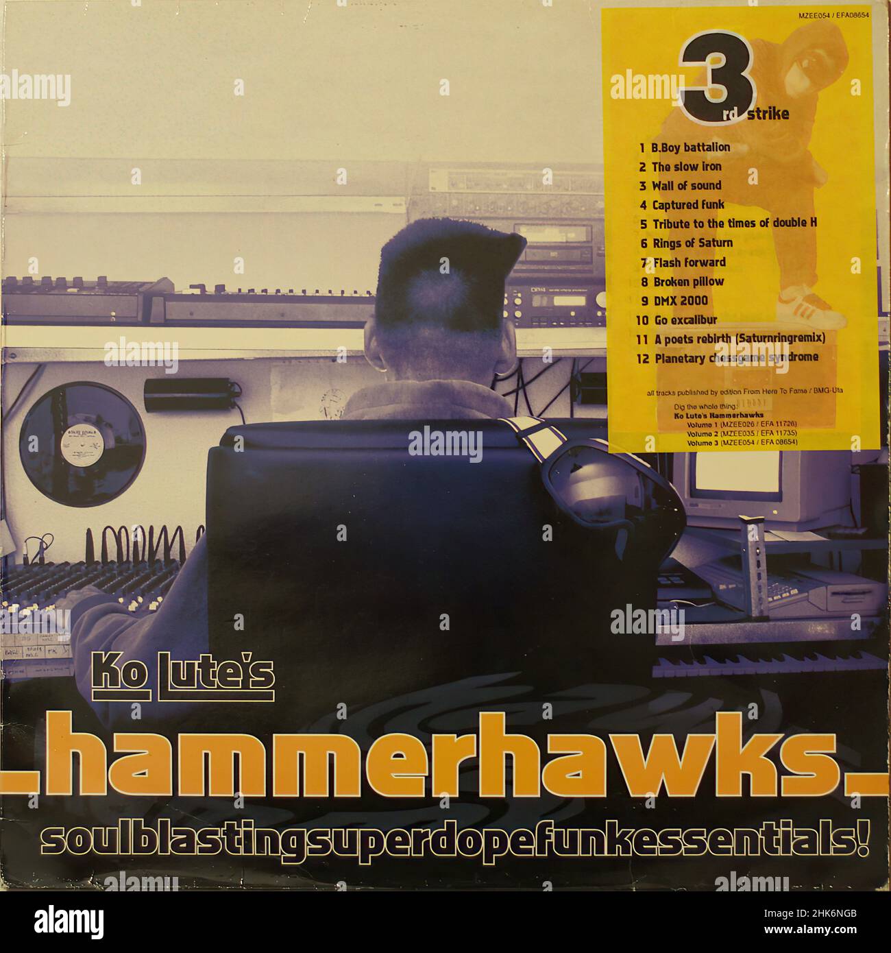Vintage vinyl record cover - Ko Lute's Hammerhawks - Soul Blasting ...