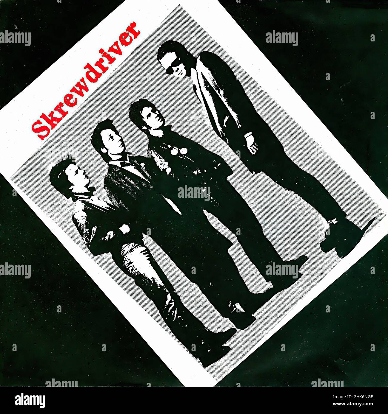 Vintage vinyl record cover - Skrewdriver - Anti Social - UK - 1977 ...