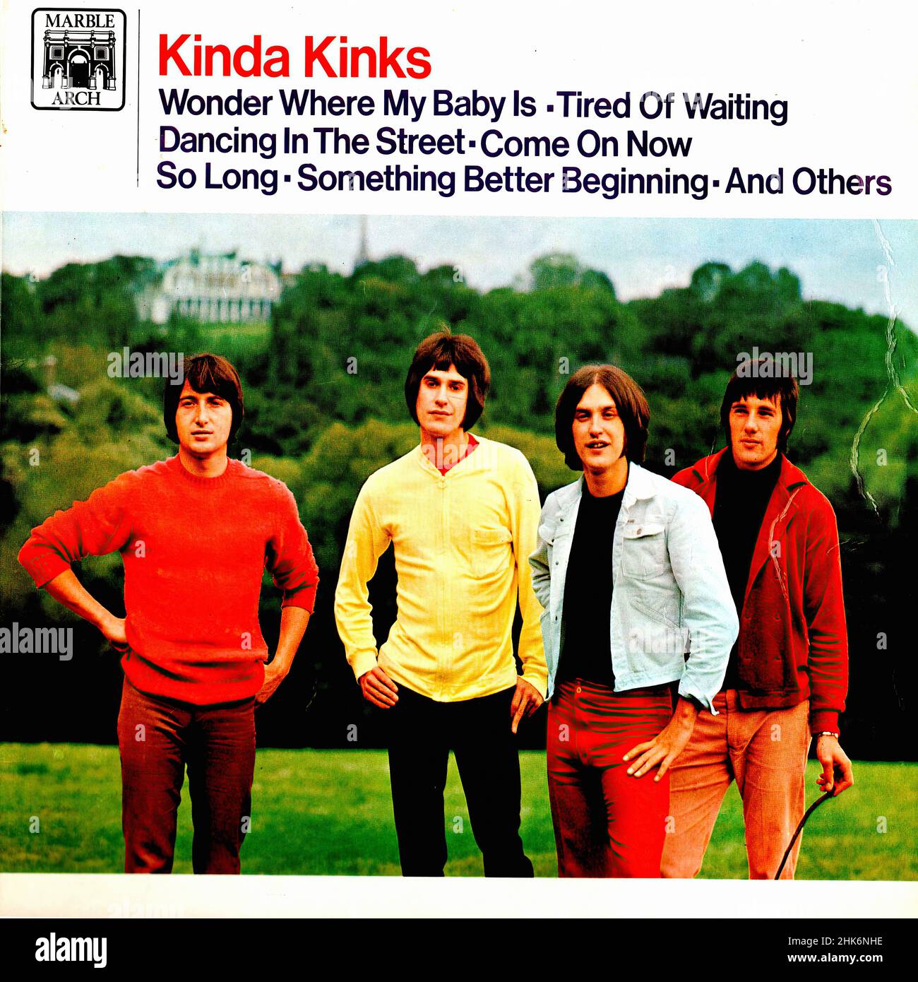 Vintage vinyl record cover - Kinks, The - Kinda Kinks - UK - 1965 ...