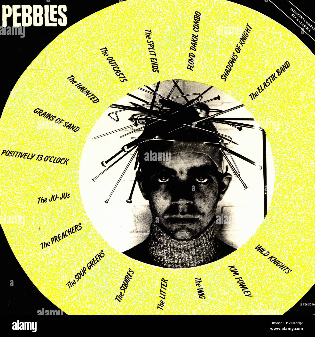 Vintage vinyl record cover - Pebbles - Volume 1 - Artyfacts.- Austr ...