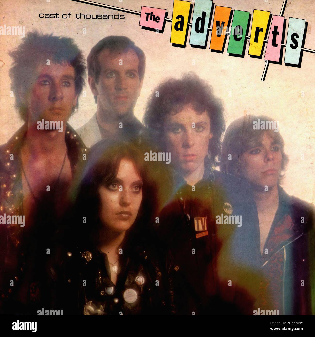 Vintage vinyl record cover - Adverts, The -Cast Of Thousands - UK ...