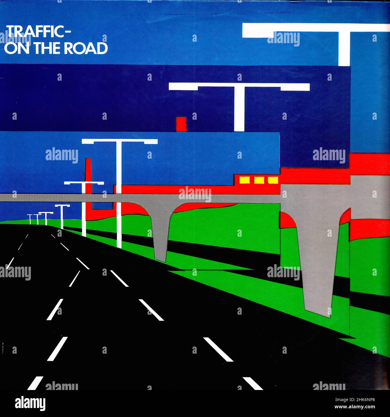 Vintage vinyl record cover - Traffic - On The Road - D - 1973 Stock ...