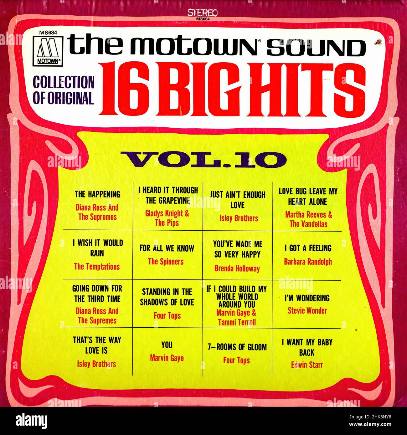 Vintage vinyl record cover - Motown Various - The Motown Sound ...
