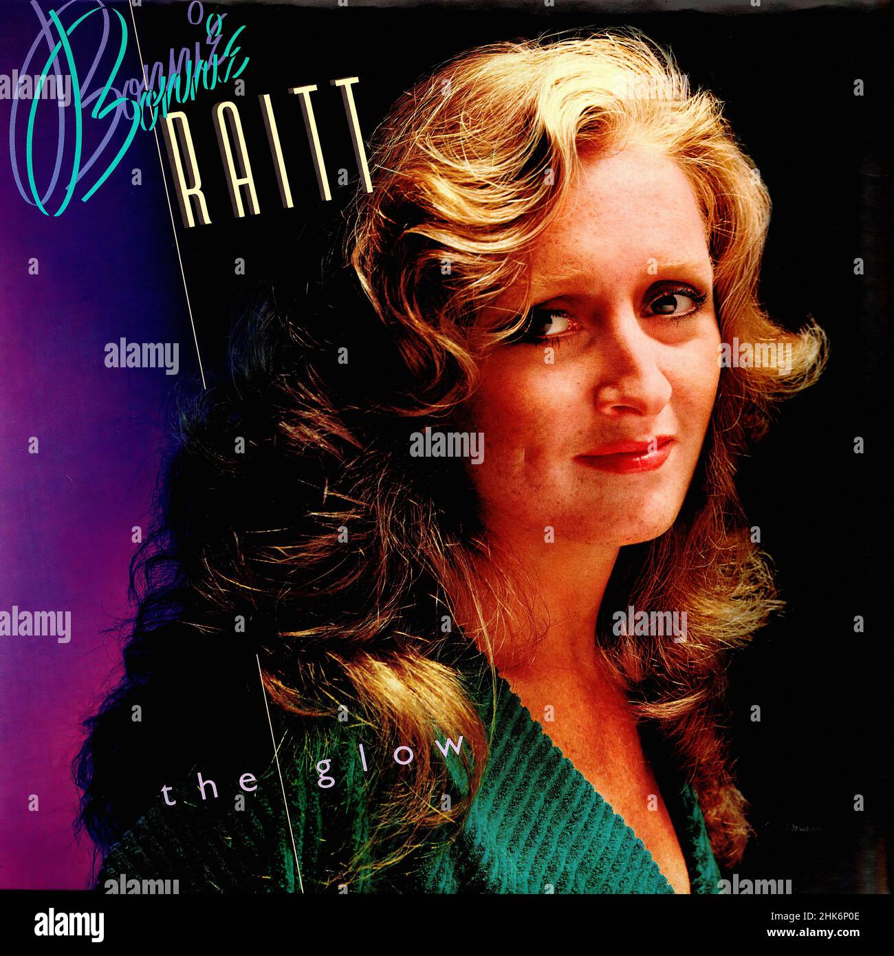 Vintage vinyl record cover - Raitt, Bonnie - The Glow - D - 1979 Stock ...