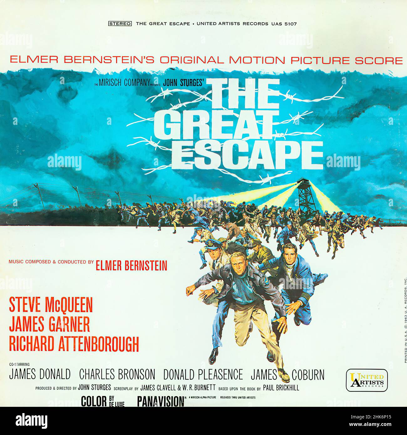 The Great Escape - Vintage Soundtrack Vinyl Album Stock Photo - Alamy
