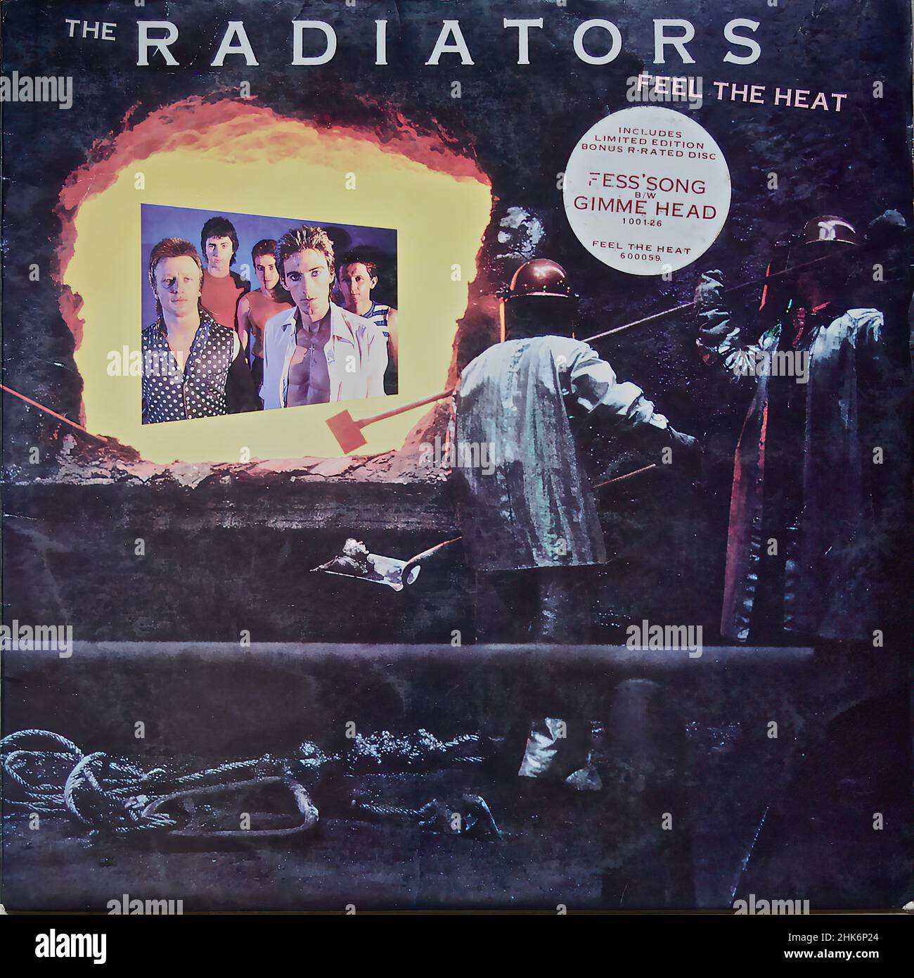 Vintage vinyl record cover - The Radiators - Feel The Heat [1980 ...