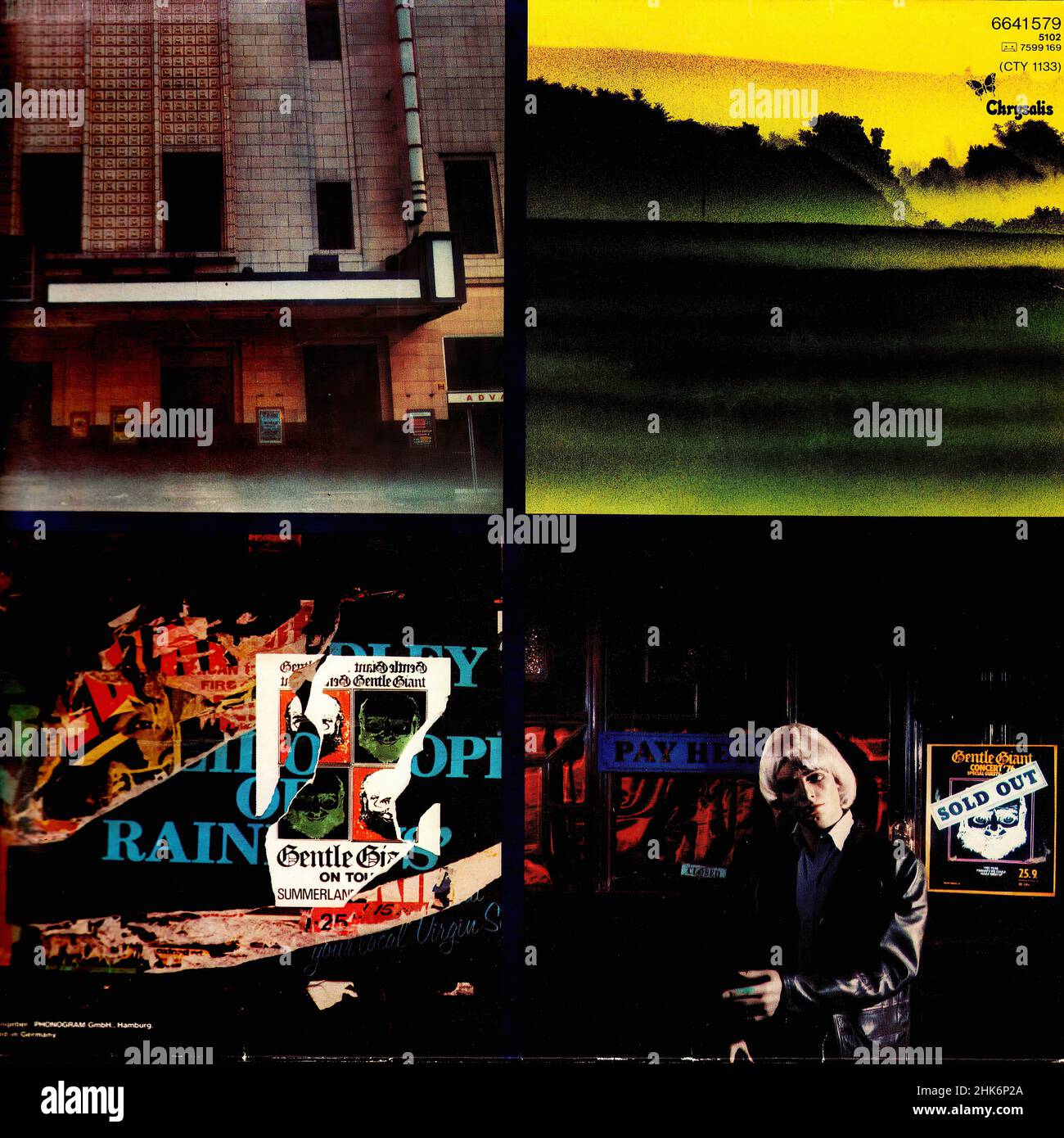 Vintage vinyl record cover - Gentle Giant - Playing The Fool - Official Live - D - 1977 00003 ...