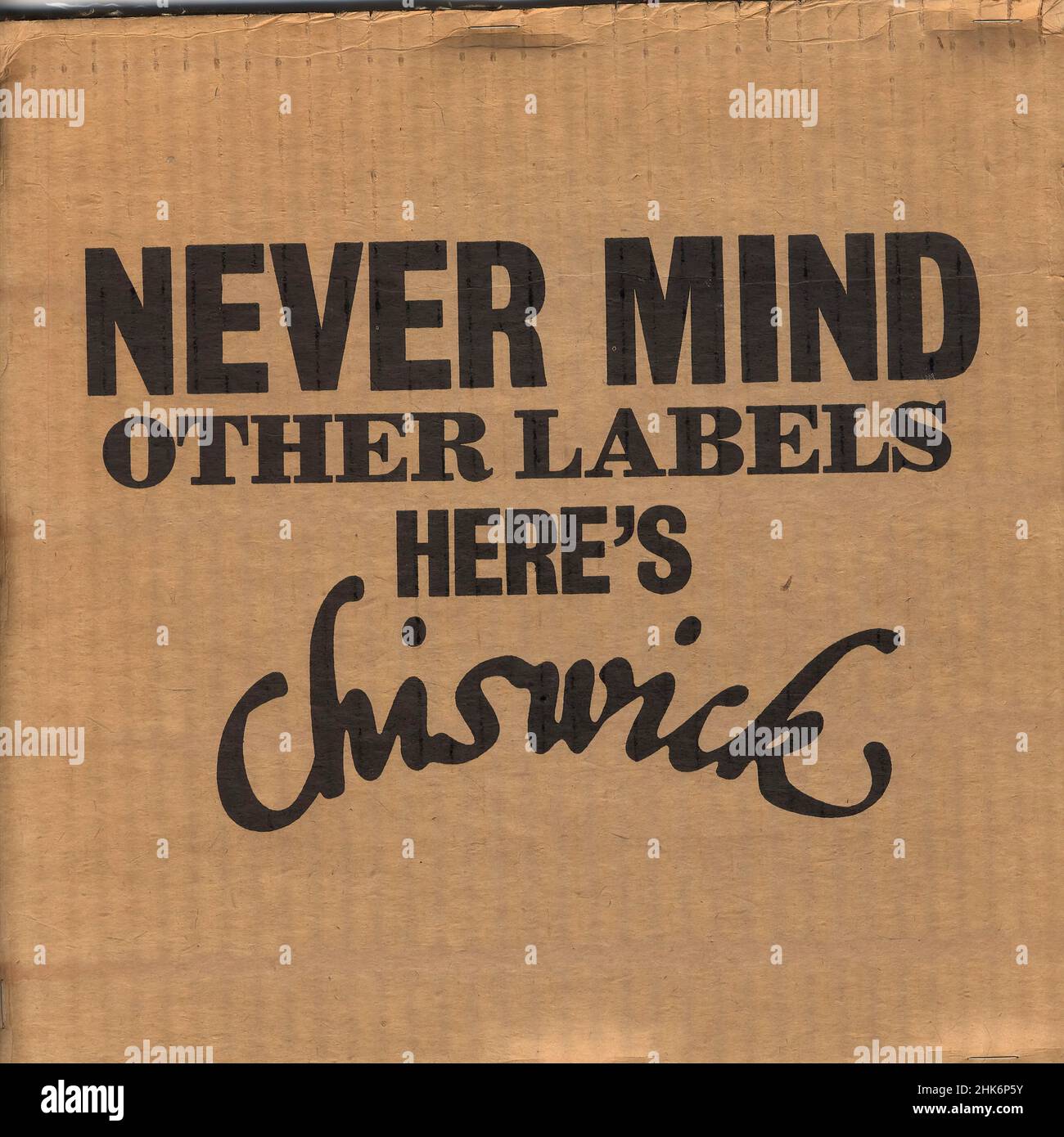 Vintage vinyl record cover - her Labels Here's Chiswick - Chiswick ...