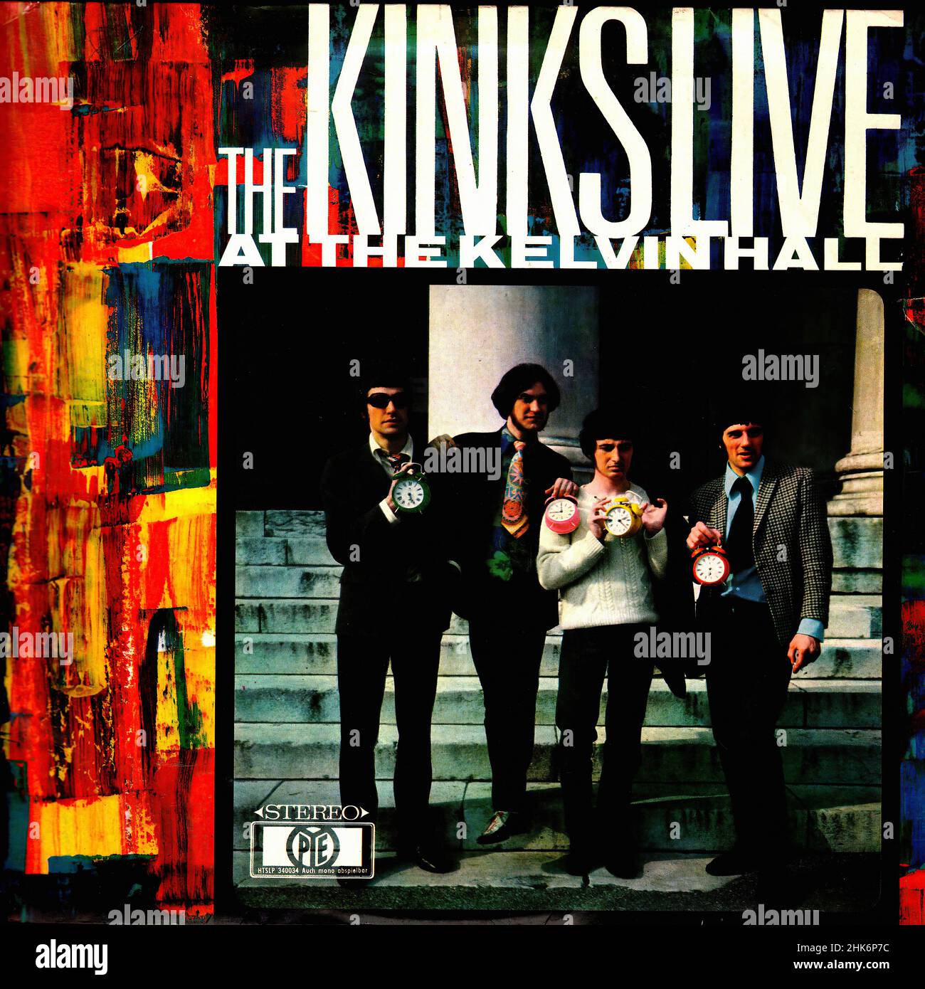 Vintage vinyl record cover - Kinks, The - Live At The Kelvin Hall - D ...