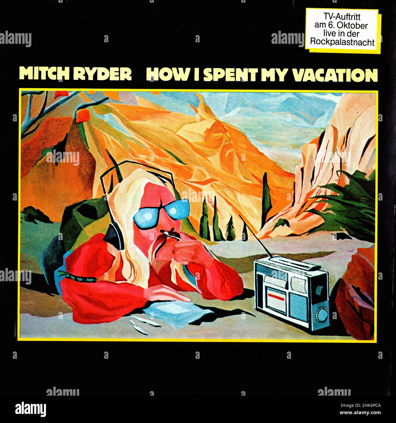 Vintage vinyl record cover - Ryder, Mitch - How I Spent My Vacation - D ...