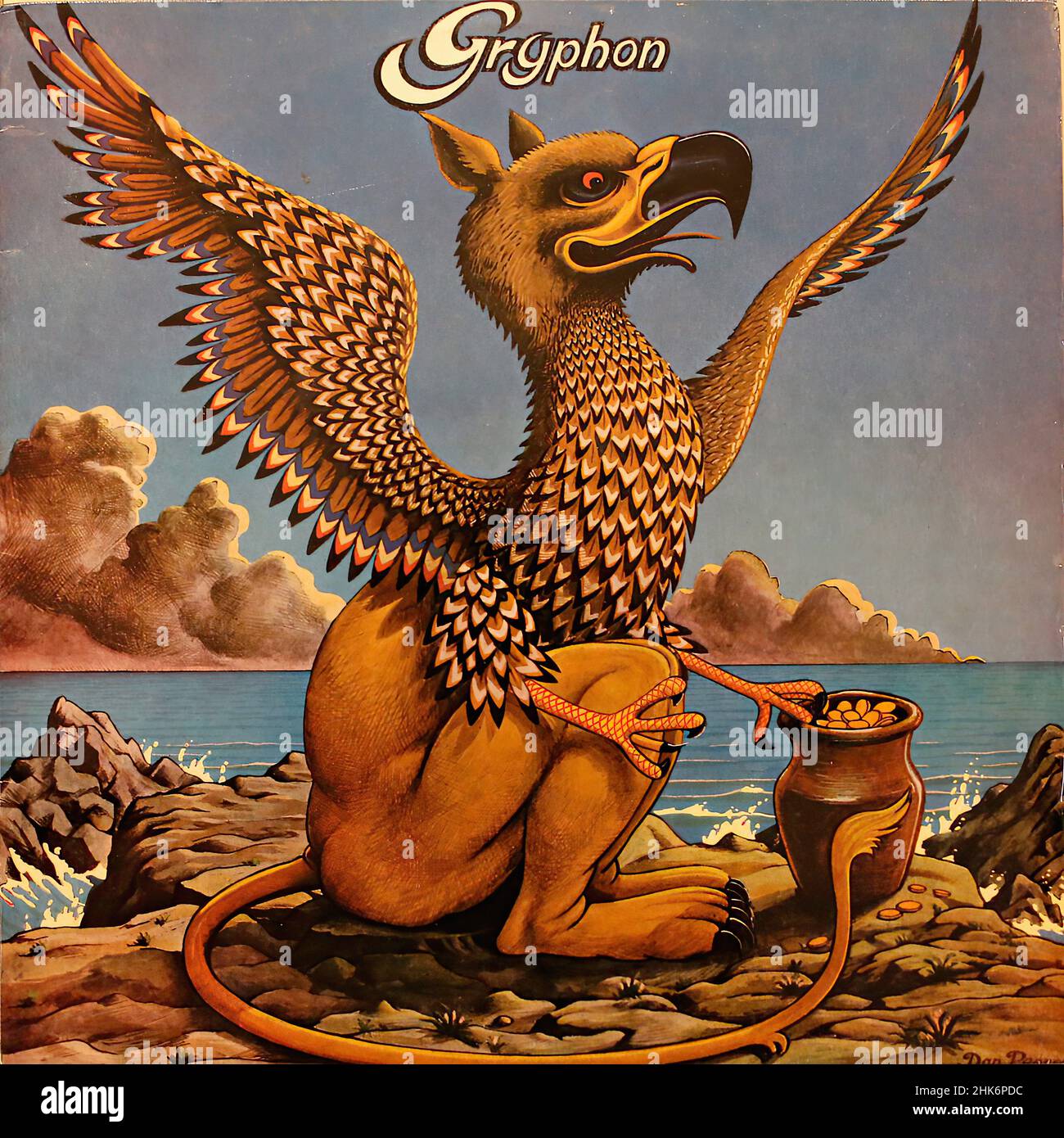 Vintage vinyl record cover - Gryphon 00005 Stock Photo - Alamy