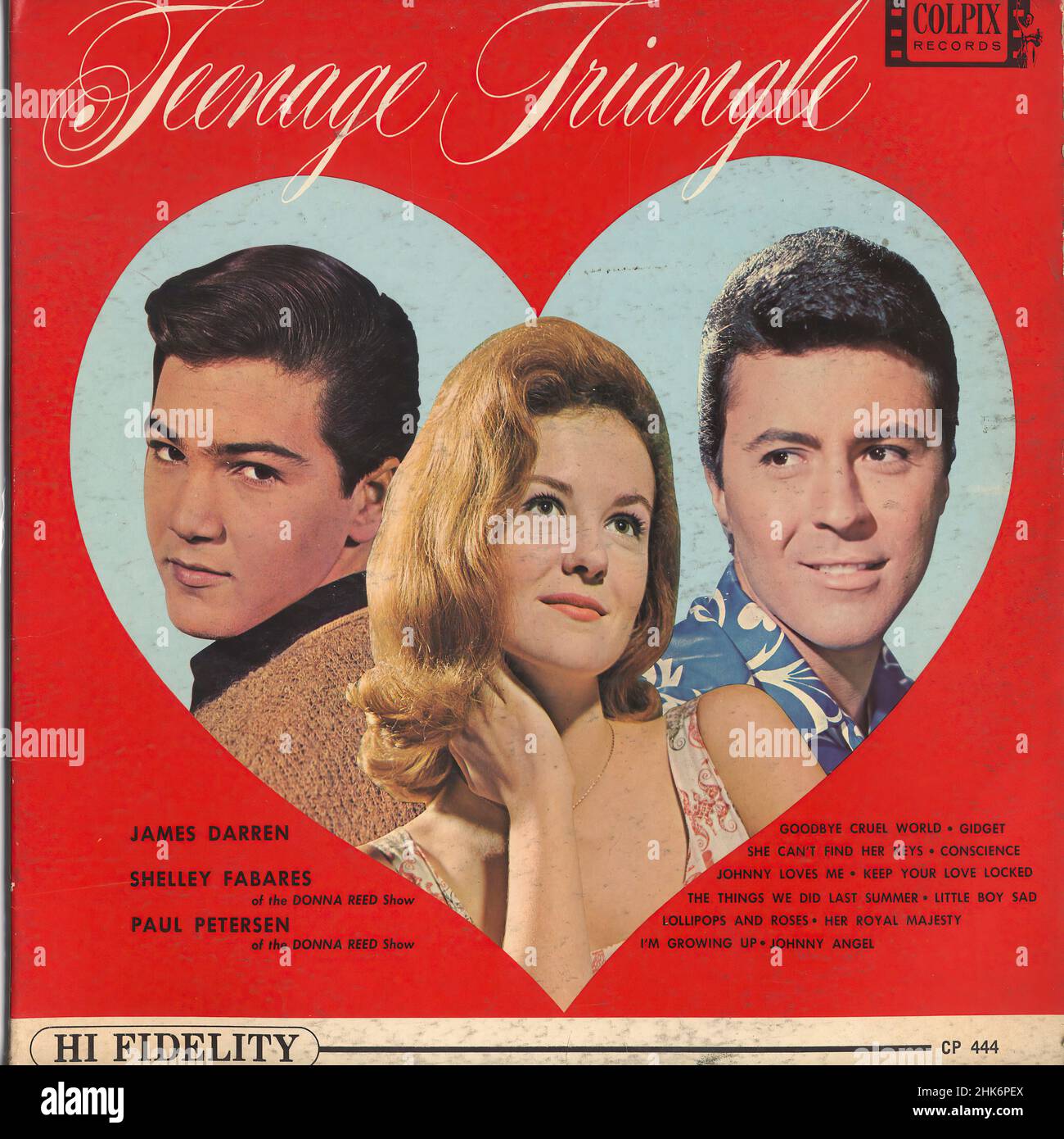 Vintage vinyl record cover - Teenage Triangle - Colpix - 1 - USA Stock ...