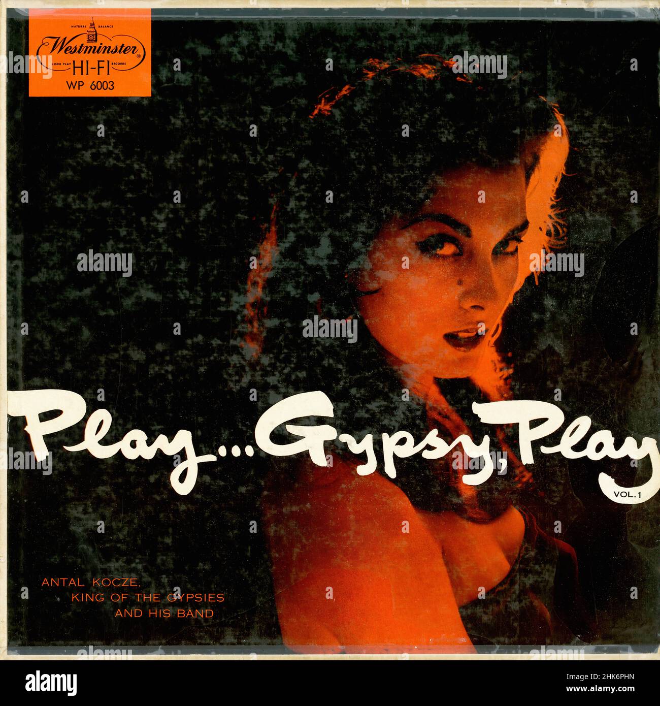Play... Gypsy, Play Vol. 1 - Vintage Musical Vinyl Album Stock Photo ...