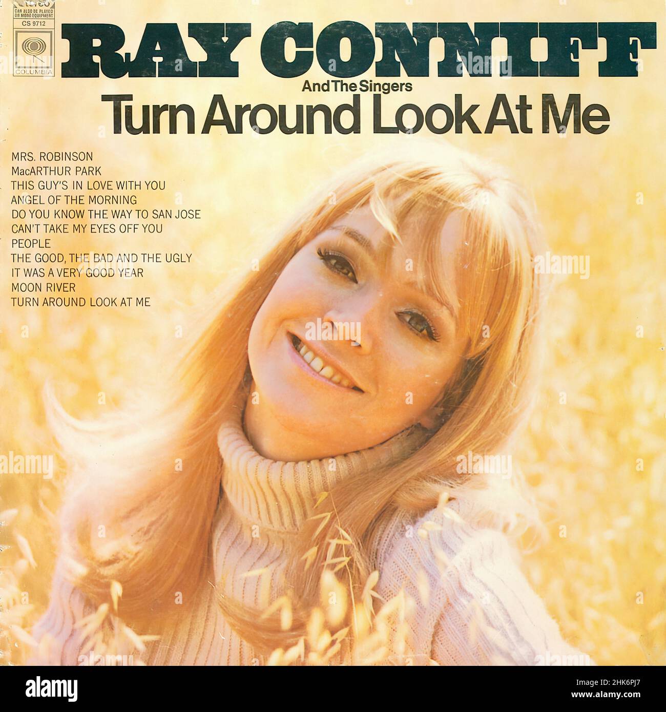 Turn Around Look At Me - Vintage Musical Vinyl Album Stock Photo - Alamy