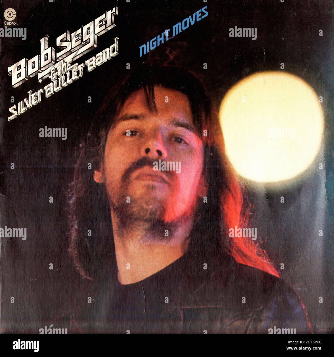Vintage vinyl record cover - Seger, Bob - Night Moves - D - 1976 Stock ...