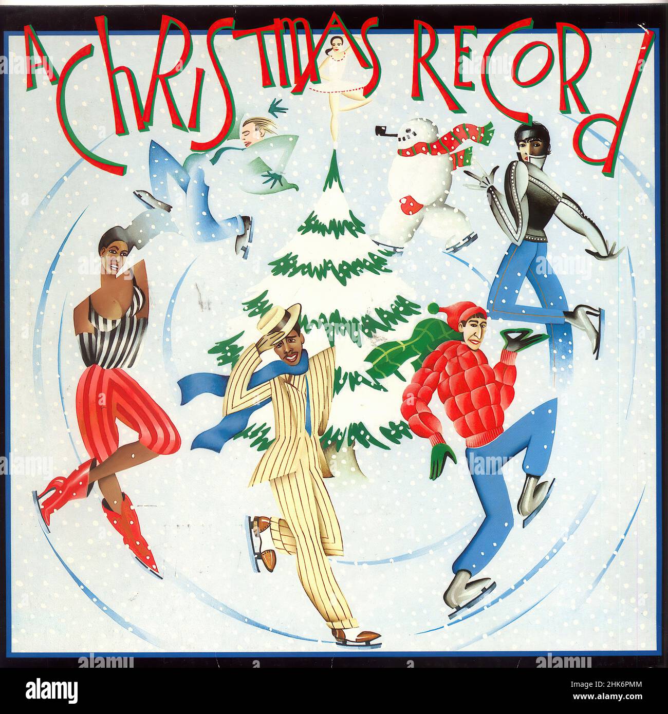 Vintage vinyl record cover - various - A Christmas Record - D - 1981 ...