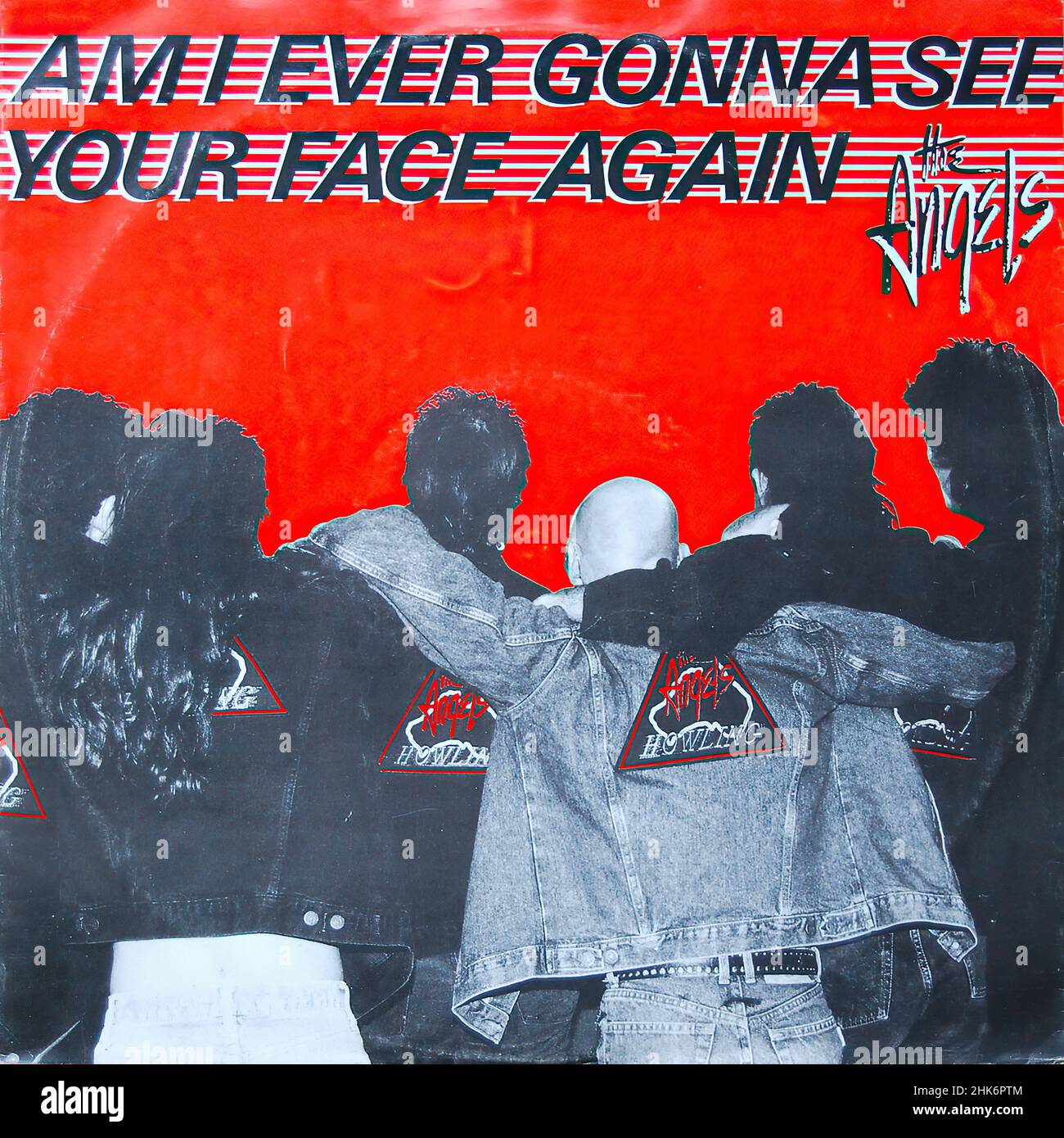 Vintage vinyl record cover - The Angels - LiveLine 12 [1987] - Am I ...