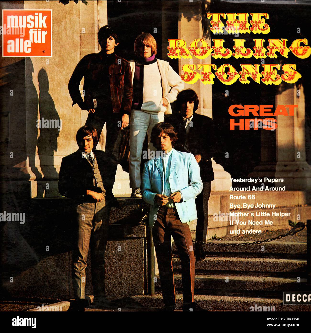 Vintage vinyl record cover - Rolling Stones, The - Great Hits - D ...