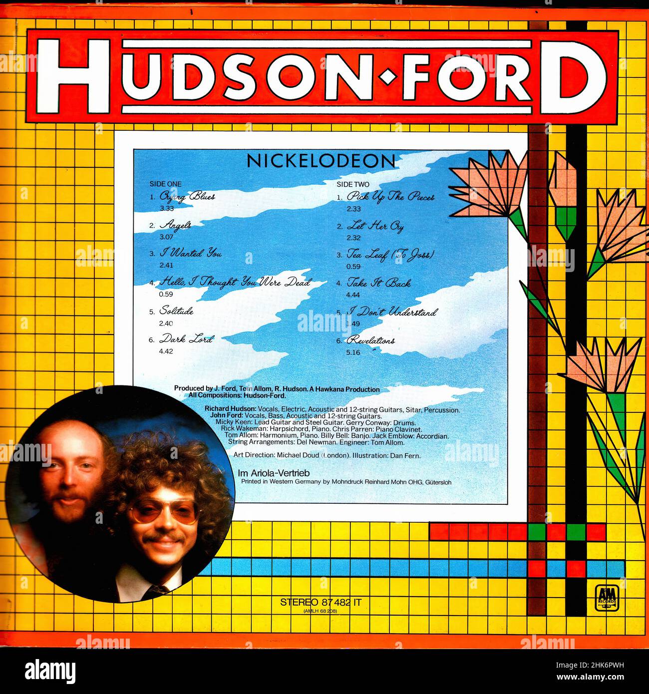 Vintage vinyl record cover - Hudson - Ford - Nickelodeon - D - 1973 ...