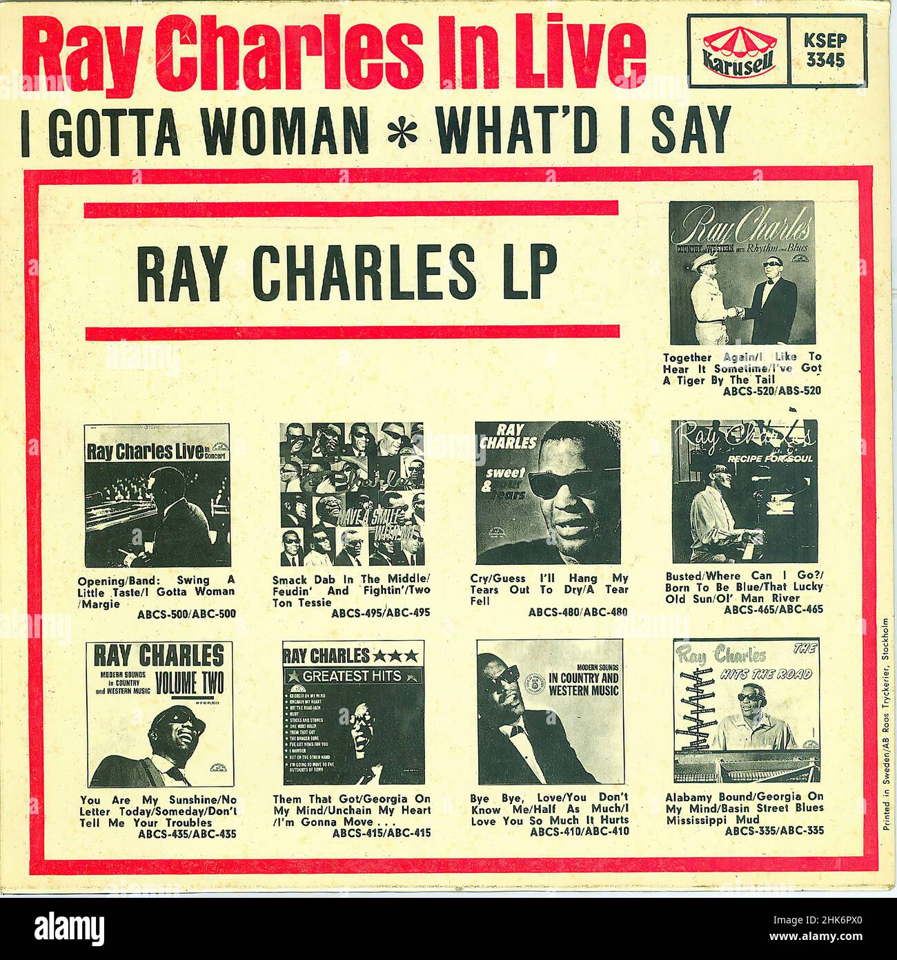 Ray charles concert hi-res stock photography and images - Alamy