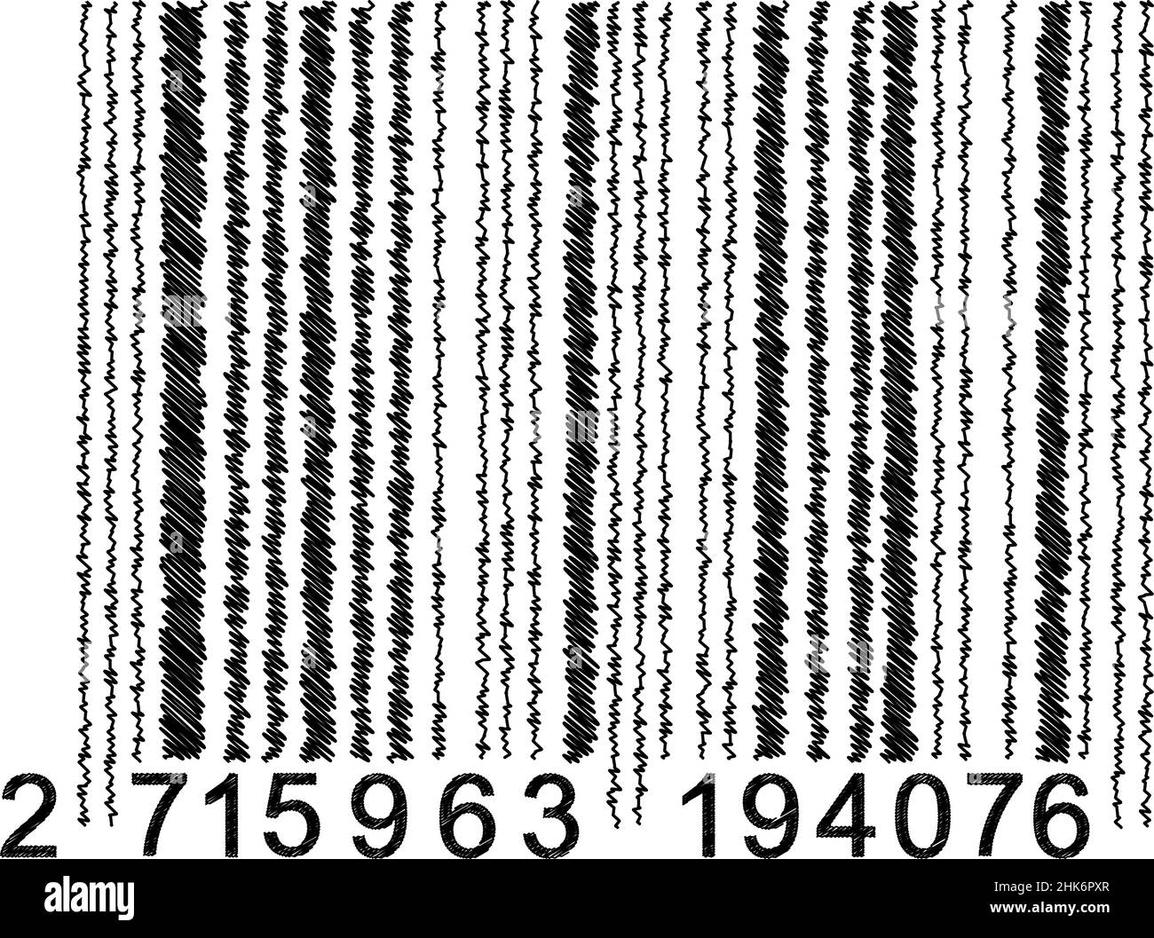 Bar Code isolated on white background. Universal Product Scan Code in ...