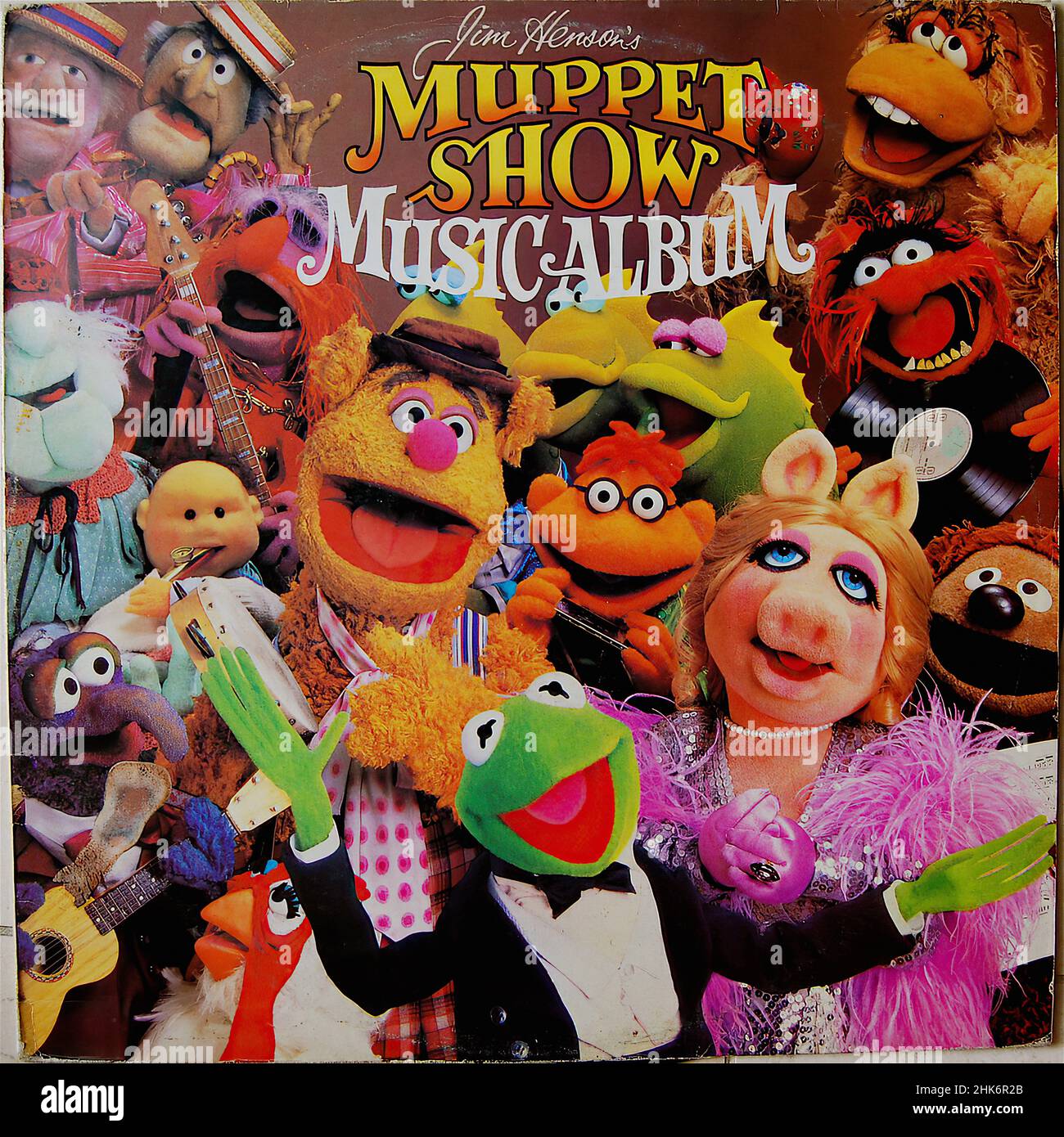 Vintage vinyl record cover - Childrens - The Muppet Show Music Album ...