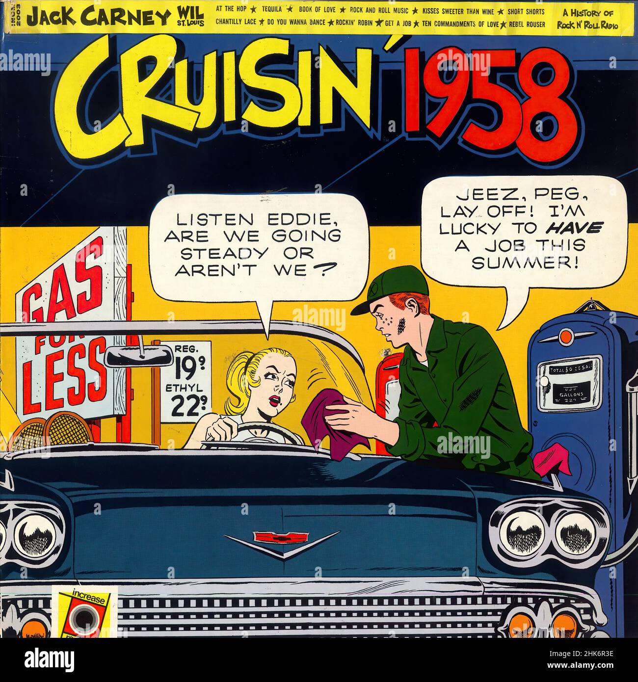 Vintage vinyl record cover - Cruisin' - 1958 - US - 1970 Stock Photo ...