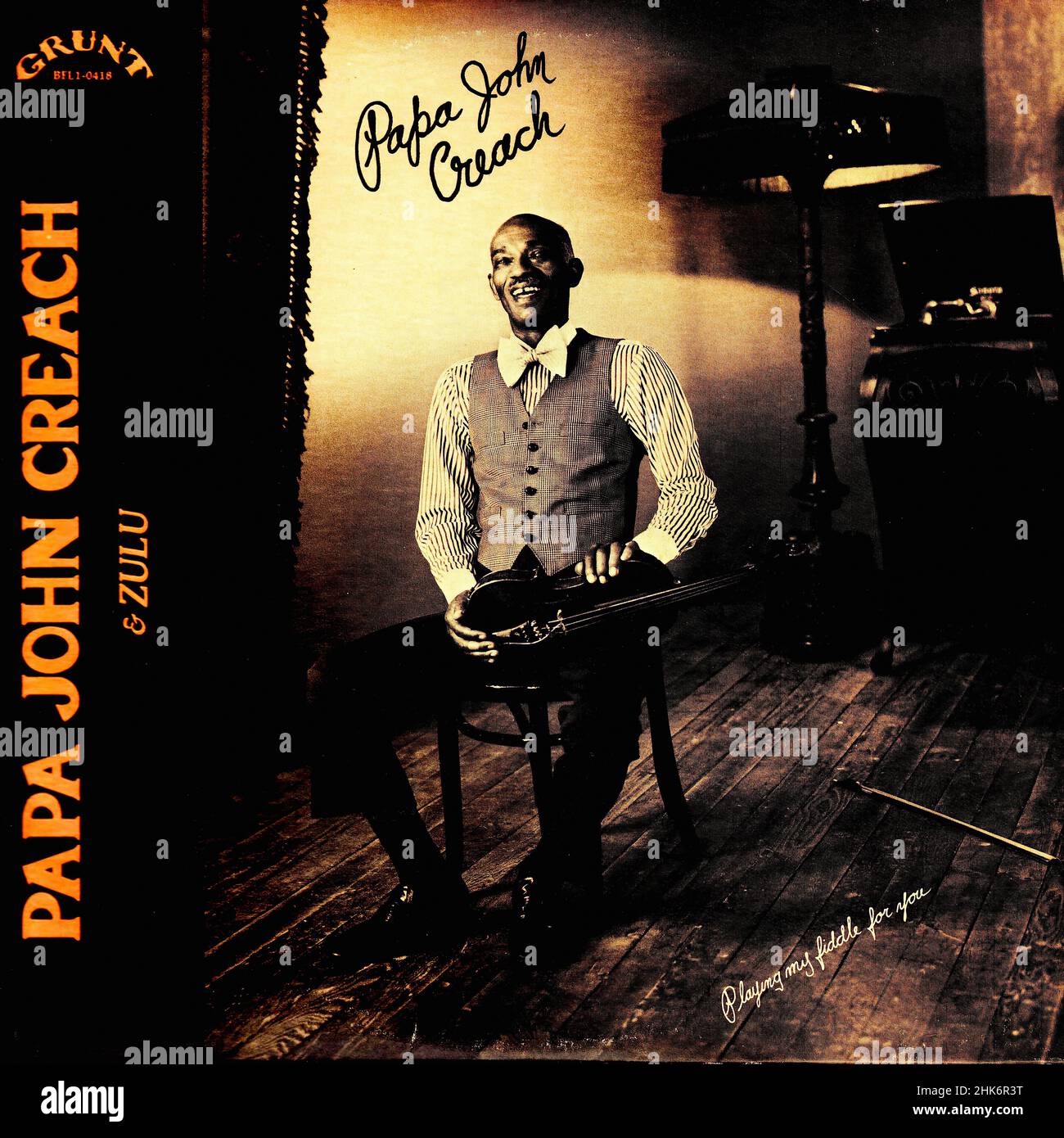 Vintage vinyl record cover - Papa John Creach - Playing My Fiddle For ...