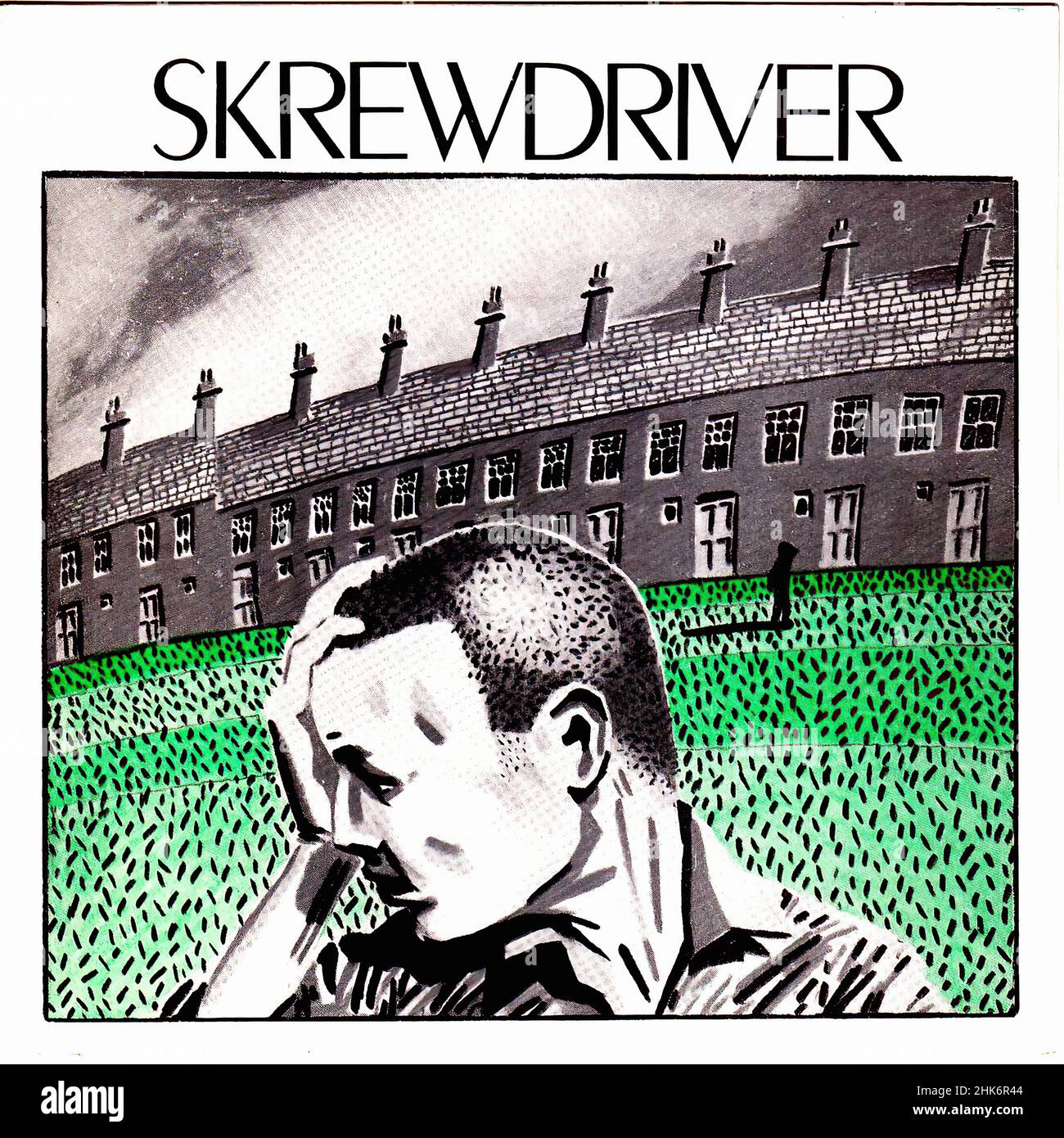 Vintage vinyl record cover - Skrewdriver - Built Up Knocked Down - UK ...