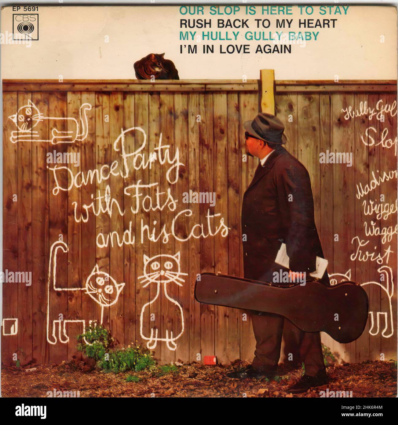 Vintage vinyl record cover - Fats & His Cats - Dance Party with ...